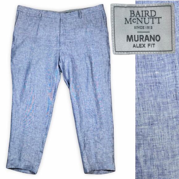 Baird Mcnutt merino | Pants | Baird Mcnutt Murano Pants Men 44x29 Blue ...